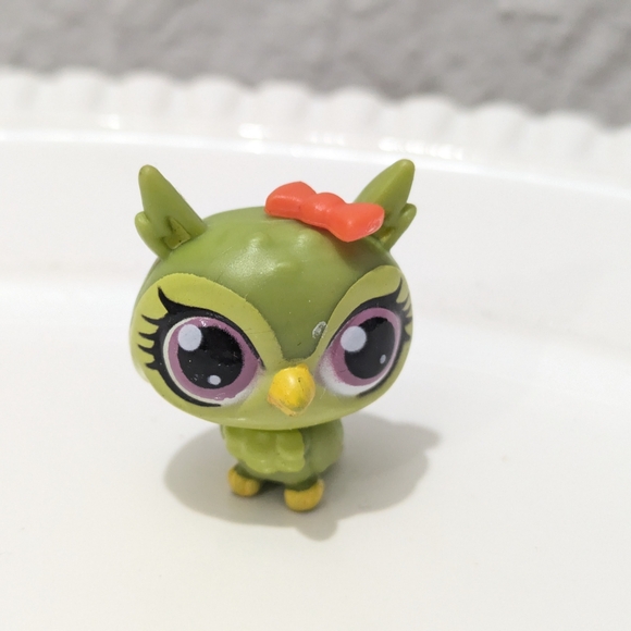 Littlest Pet Shop | Toys | Littlest Pet Shop Lps 377 Green Owl Mystery ...
